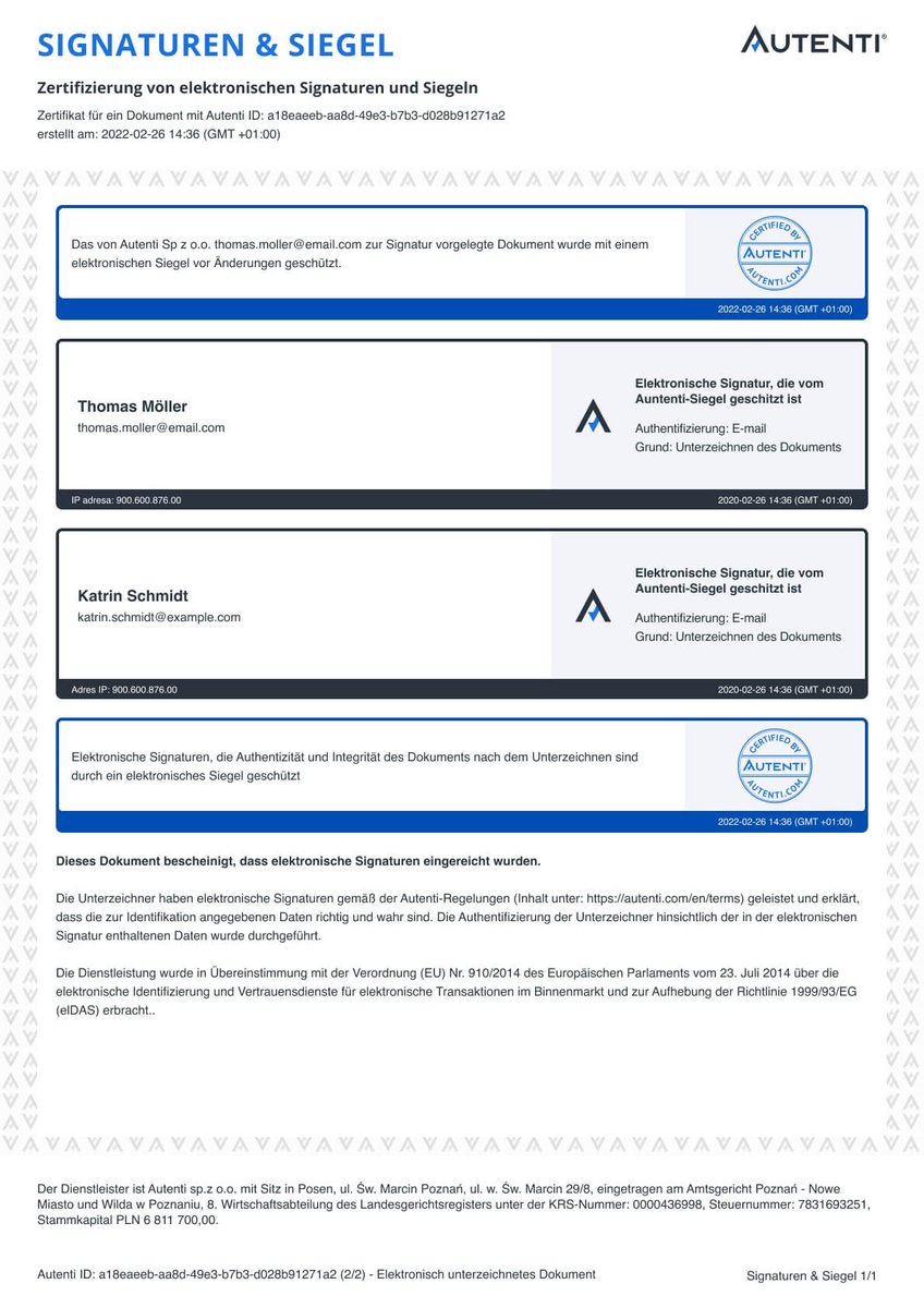Was ist eine elektronische Signatur?